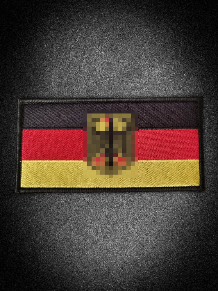 "DE Flagge XL Bundesadler" Stick Patch – German Operator