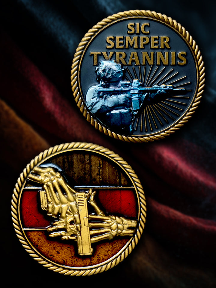 "Sic Semper Tyrannis“ 2025 Limited Coin – German Operator