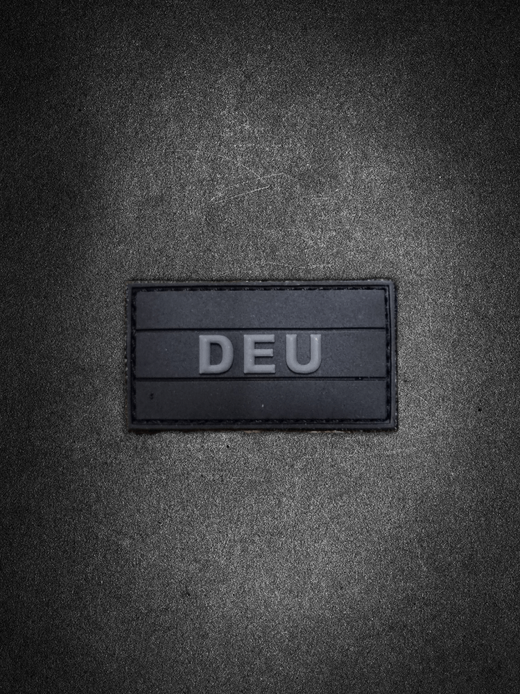 "DEU Flagge BlackOps" PVC Patch – German Operator