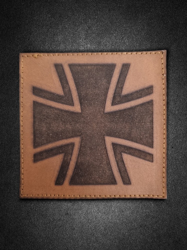 "Eisernes Kreuz" Leder Patch – German Operator