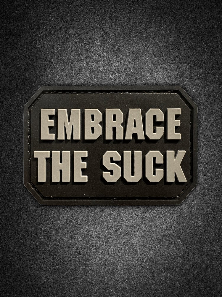 "Embrace The Su**" PVC Patch – German Operator