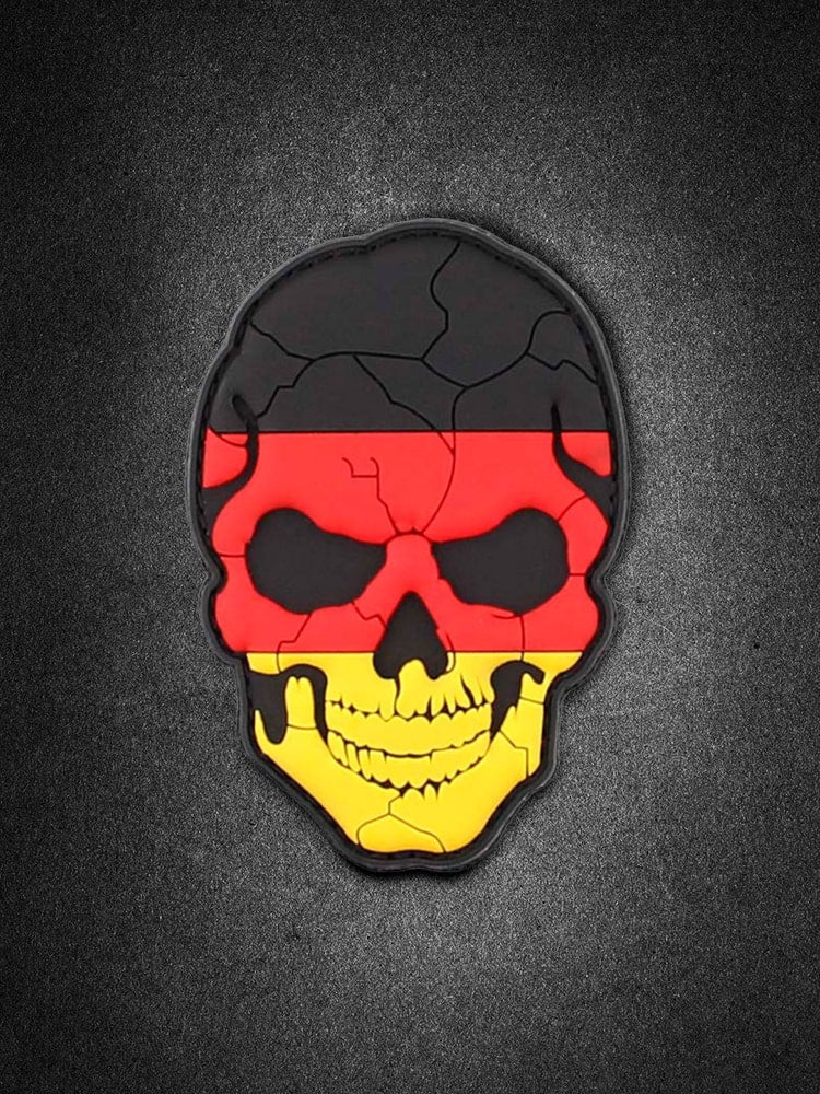 "German Skull" PVC Patch – German Operator