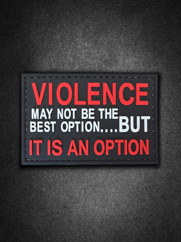 "Violence" PVC Patch – German Operator