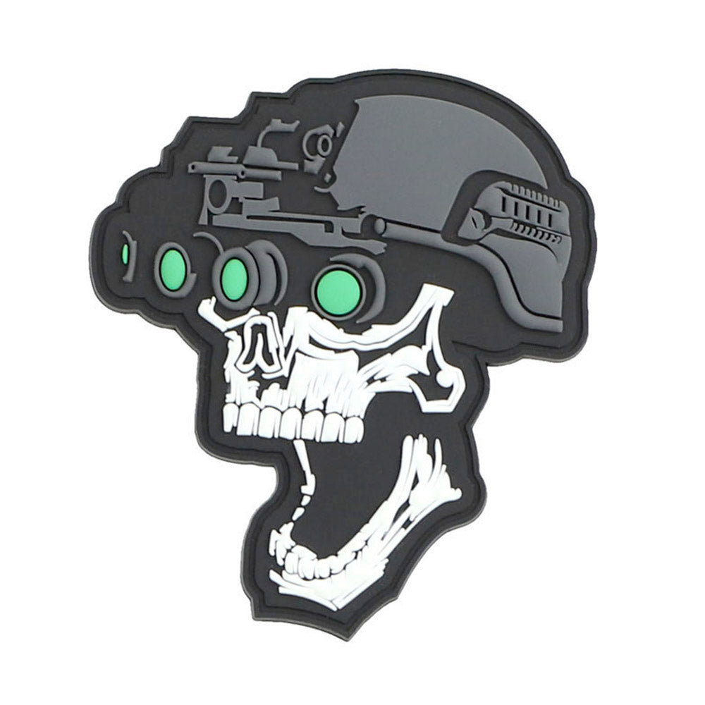 "Night Vision Skull" PVC Patch – German Operator